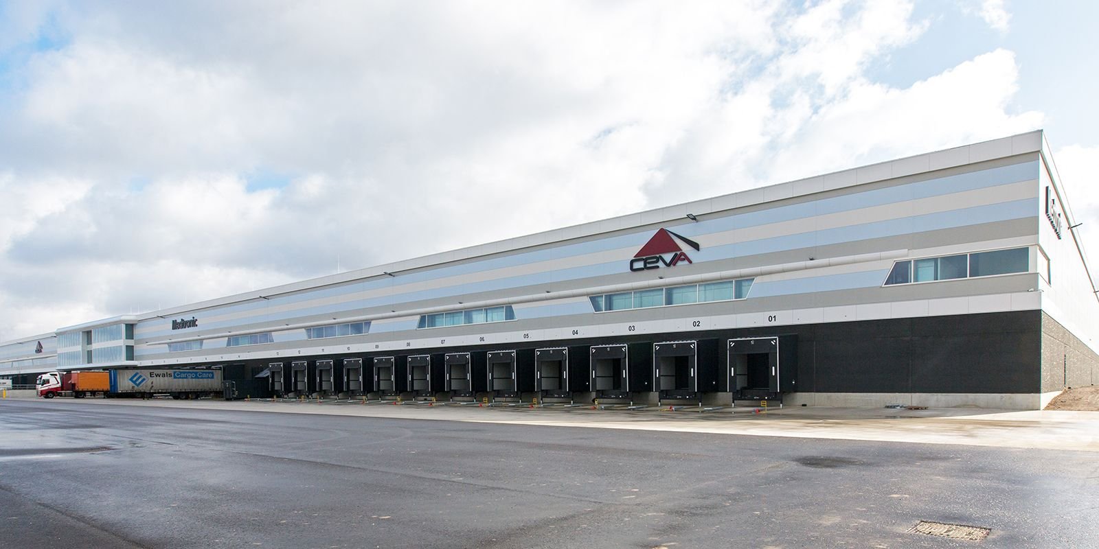 Nieuw distributiecentrum voor Medtronic en Ceva